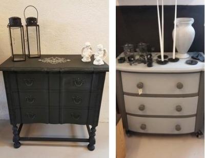 Male gammel kommode - Inspiration til maling af kommoder her